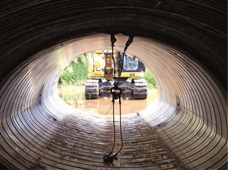 Sliplining Twin Arch Pipes in Monroe County New York