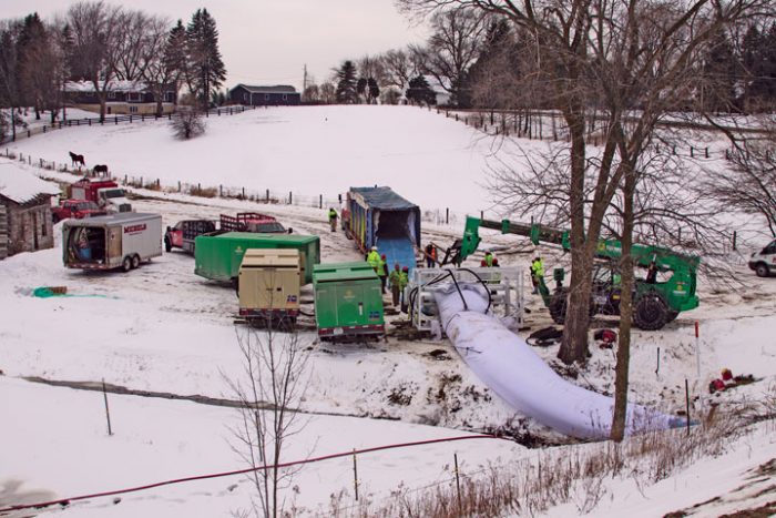Relining a Wisconsin Culvert With CIPP in the Winter