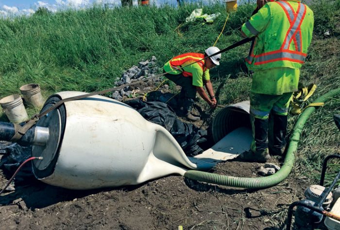 Rehabilitating a Culvert in Ontario Using a NovaForm PVC Liner