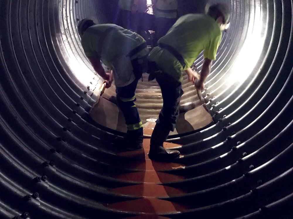 GCCM Used as a Preventative Measure for New Culvert Lining