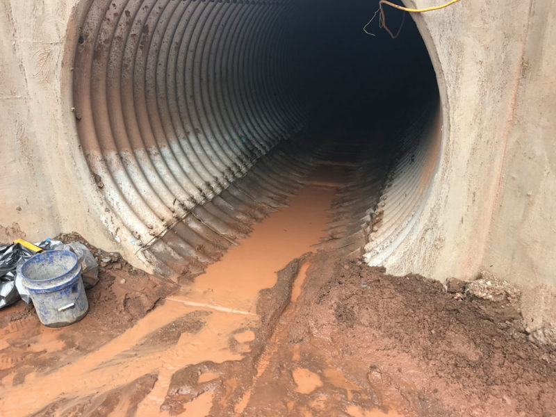 GCCM Used as a Preventative Measure for New Culvert Lining
