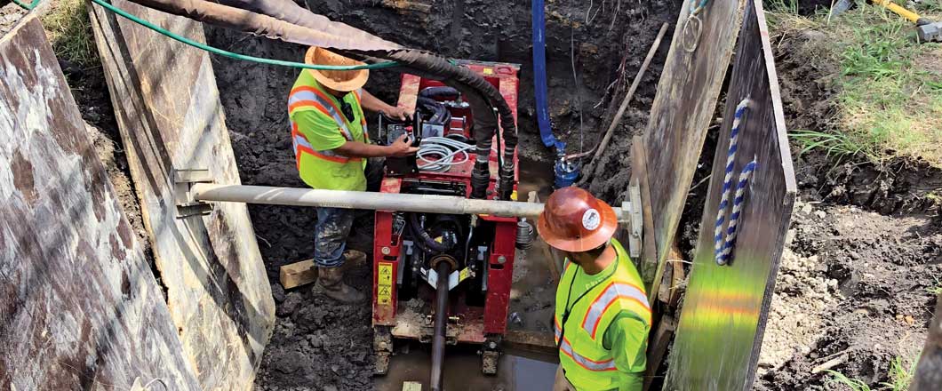 Getting their Feet Wet: Mesquite, Texas, Gives Pipe Bursting and New ...