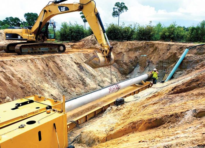 Executing Precision Steering with Auger Boring — Trenchless Technology