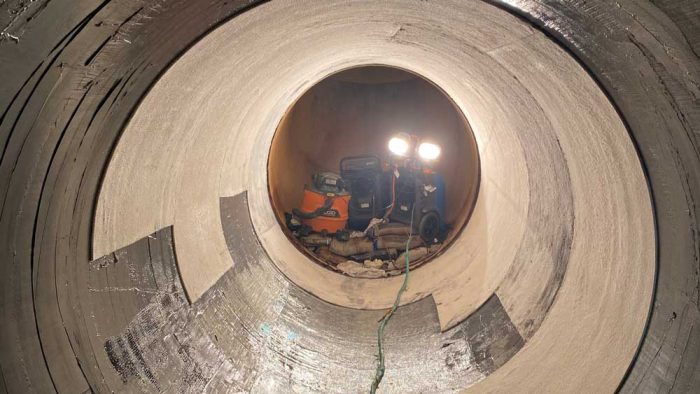 Force Main Rehabilitation with FRP | Trenchless Technology