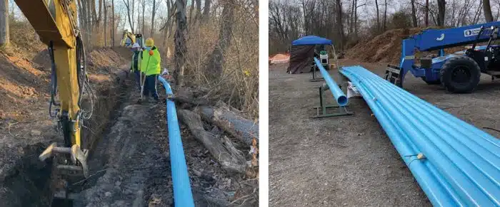 Sliplining a 100-Year-Old Water Main in Pennsylvania