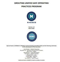 Grout Safety Certification Available Soon Through NASSCO