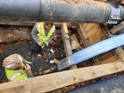 Rapallo Viaduct Force Main Rehabilitation with FFRP