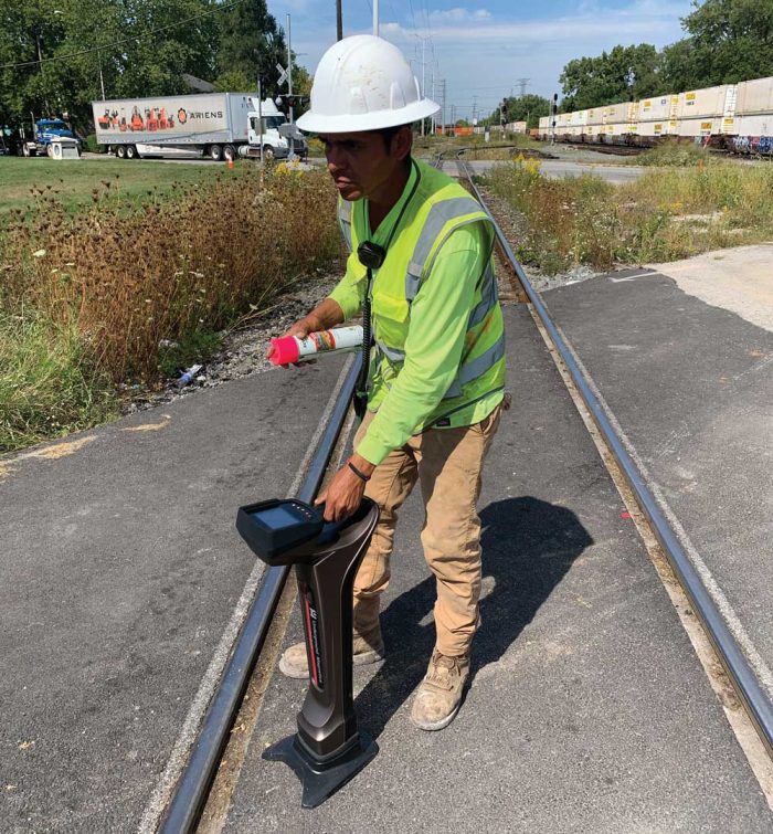 HDD Locating Under Railroad Tracks in Chicago