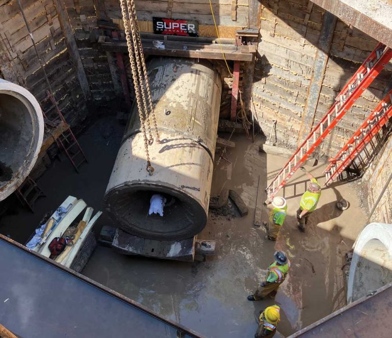 Microtunneling an Overflow Tunnel in Wisconsin