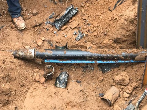 How to Set Up a Lateral Pipe Bursting Job | Trenchless Technology