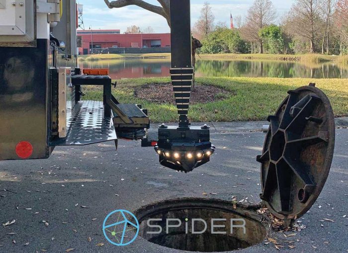 CUES SPIDER Manhole Scanner | Trenchless Technology
