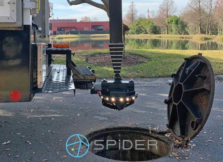 CUES SPIDER Manhole Scanner | Trenchless Technology