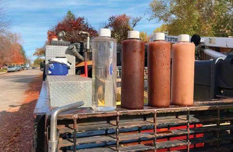 Ice Pigging vs Water Flushing | Trenchless Technology