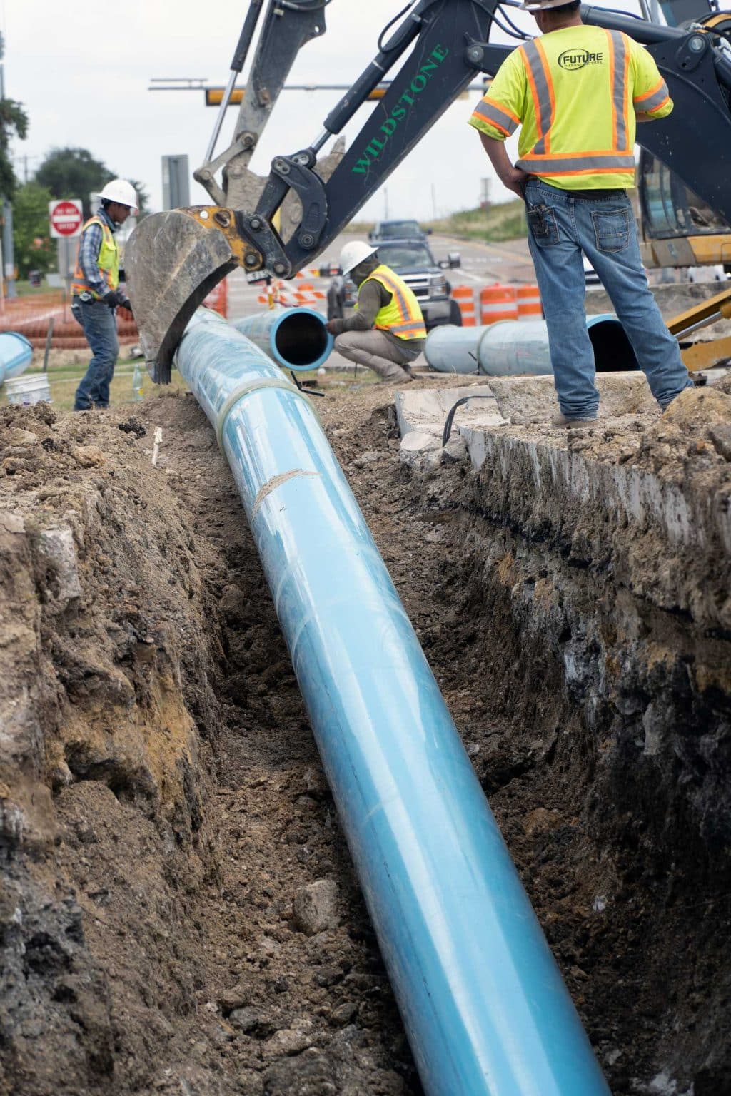 Rock Bore Using HDD, Open Cut, and Carrier Pipe Construction Using ...