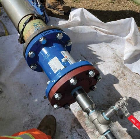 Western Canada Pressure Pipe Rehab Using FFRP