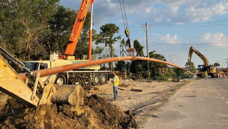 Installing a New Water Main Below the Intracoastal Waterway
