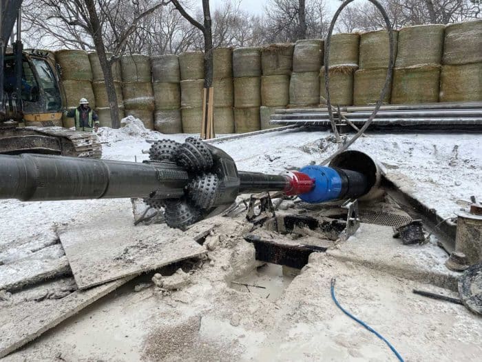 Surveying the Newton Force Main HDD Crossing | Trenchless Technology