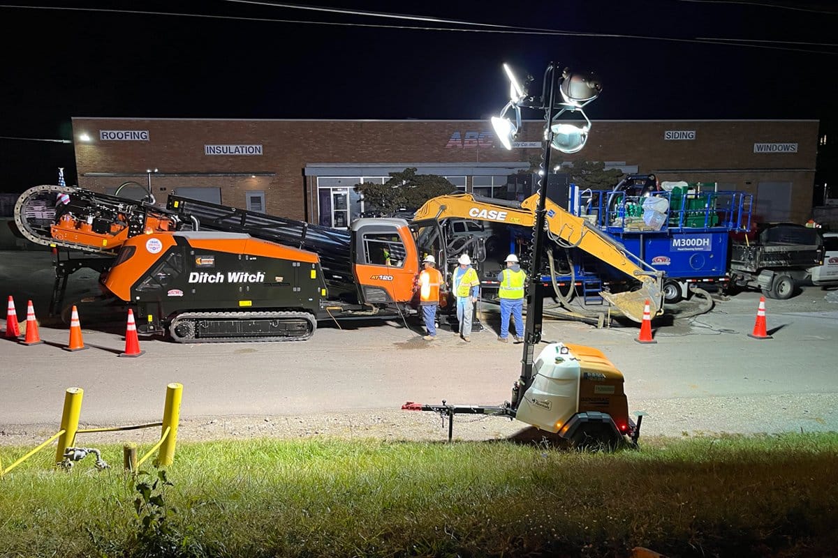 New Directional Drill Helps G&W Construction Efficiently Complete its Bore