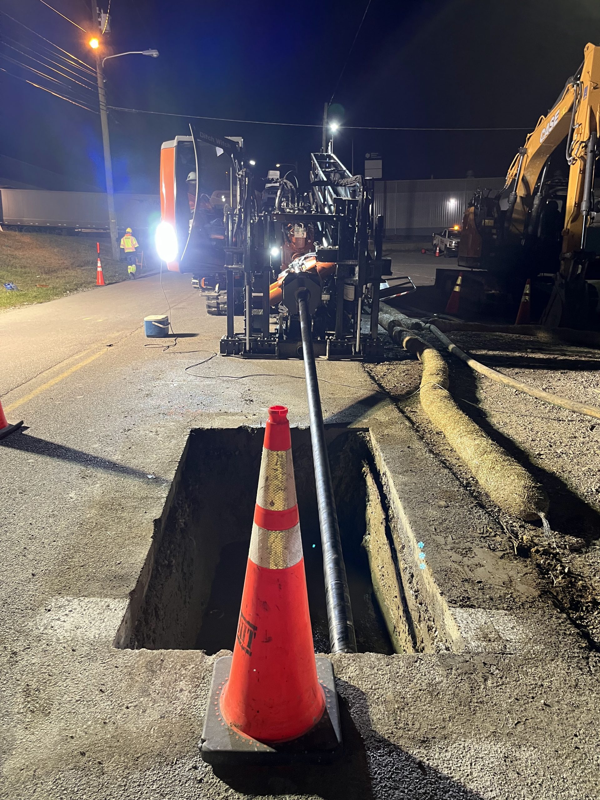 New Directional Drill Helps G&W Construction Efficiently Complete its Bore